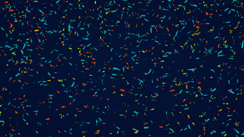 Animation Of Colorful Confetti Falling Stock Footage Video 4358984 - Shutterstock