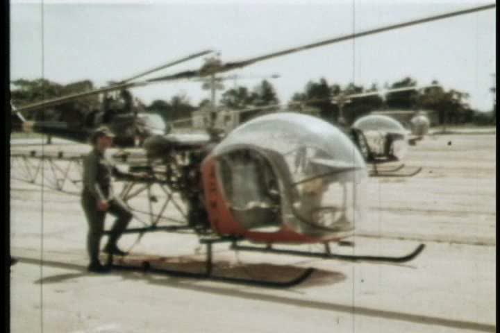 CIRCA 1960s - Army Helicopter Pilots Learn The Huey Helicopter At Ft ... CIRCA 1960s - Army Helicopter Pilots Learn The Huey Helicopter At Ft ...