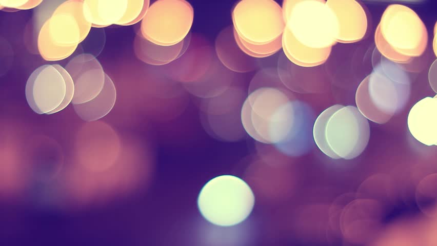 Delicate Pink Yellow Circle Bokeh Lights. Computer Generated Loopable Abstract Motion Background ...