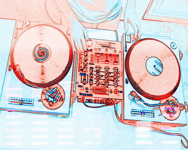 Top View Of A Man Deejaying Stock Footage Video 1010014 - Shutterstock