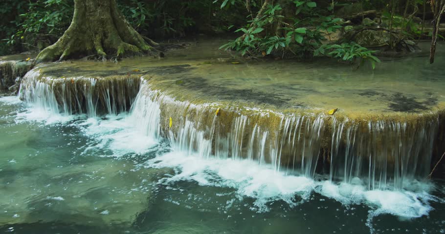 Crystal Clear Waterfall Close Up Stock Footage Video 9290966 - Shutterstock