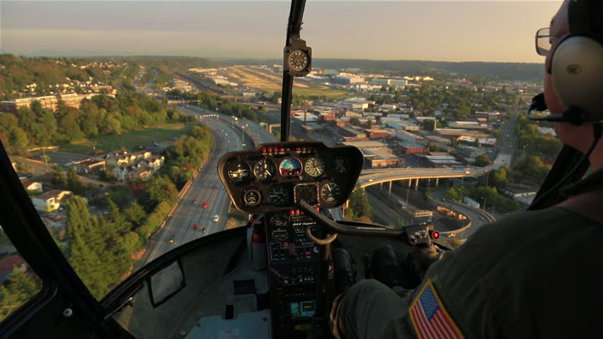 Helicopter Cockpit View