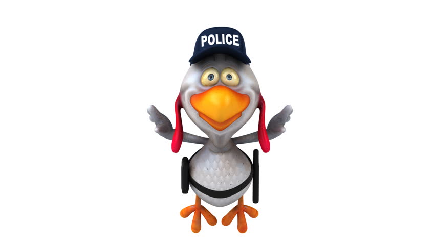 Chicken Police Officer Stock Footage Video 1212700 - Shutterstock