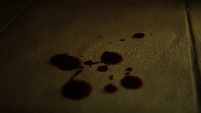 Blood Dripping Onto Tiled Floor Stock Footage Video 13369403 - Shutterstock
