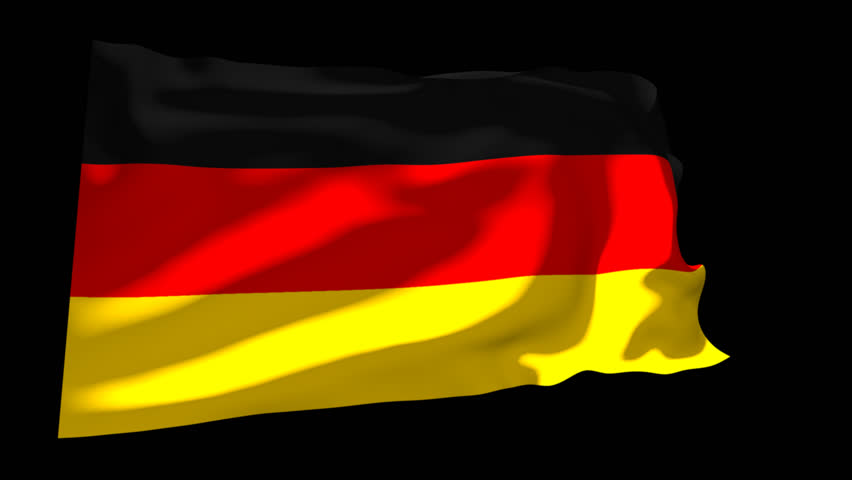 German Flag Wavy, 3d Animation Loop Stock Footage Video 6080156 ...