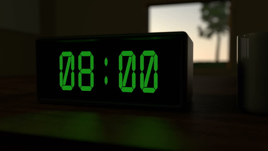 Alarm Clock Going Off At 8 AM Stock Footage Video 2631089 - Shutterstock