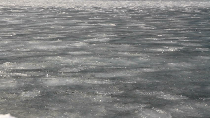 Frazil Ice On The Sea Surface Stock Footage Video 1831820 - Shutterstock