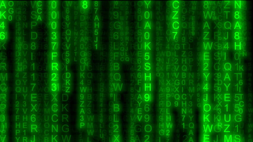 Falling Numbers, Binary Code Stock Footage Video 3606641 - Shutterstock