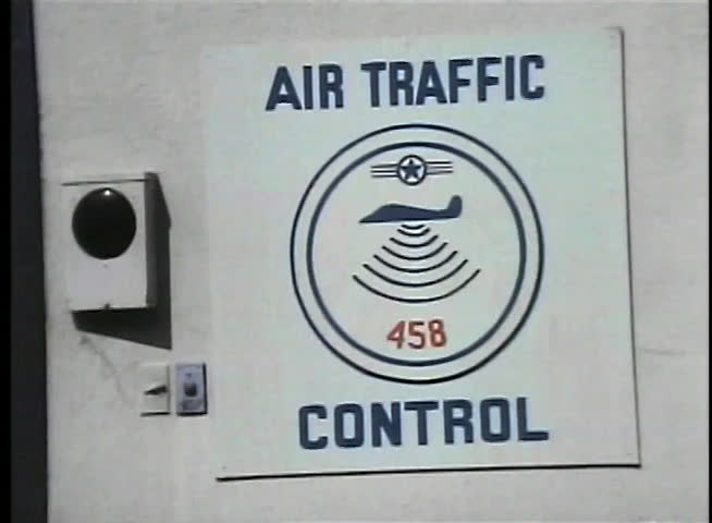 Close-up Of Air Traffic Control Sign Stock Footage Video 2096762 ...