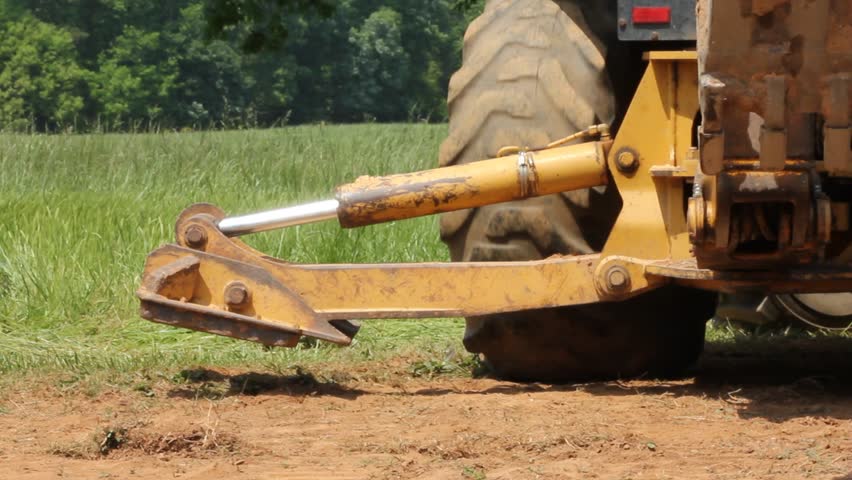 Backhoe Stabilizer Leg Deploys Quick Stock Footage Video 2167622 ...