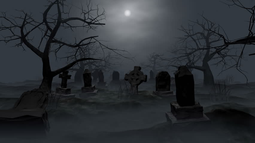 Graveyard Loop, 3d Animation Walktrough. Stock Footage Video 2617994 ...