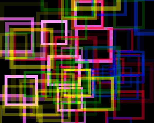 Multiple Square Shapes Flying Around Screen Stock Footage Video 35003 ...