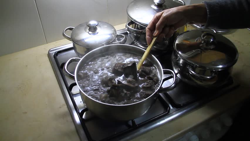 Lampreia A Bordalesa - Cooking Lamprey, Portuguese Typical Dish Stock ...