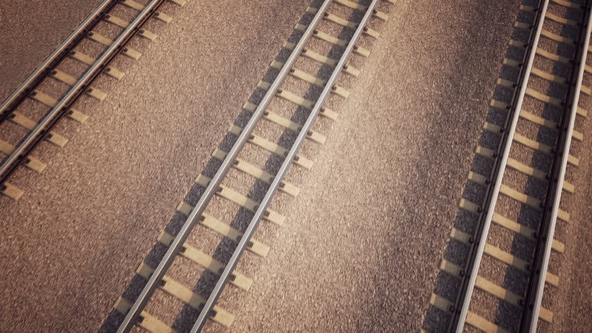 Railroad Track Animation Stock Footage Video 619120 - Shutterstock