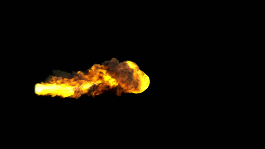 Flame Thrower 3D Rendering With ALPHA. Stock Footage Video 1945951 ...