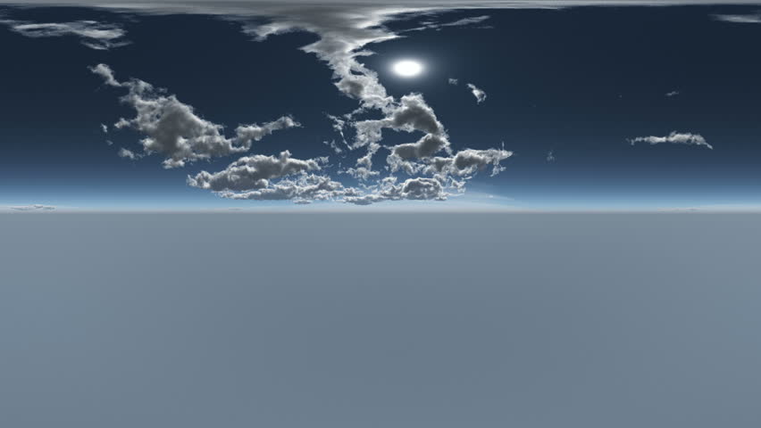 360 Panoramic Sky And Clouds Timelapse (Ultra HD 8K Resolution ...