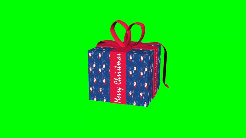 Christmas Gift - Green Screen Stock Footage Video 5780690 - Shutterstock
