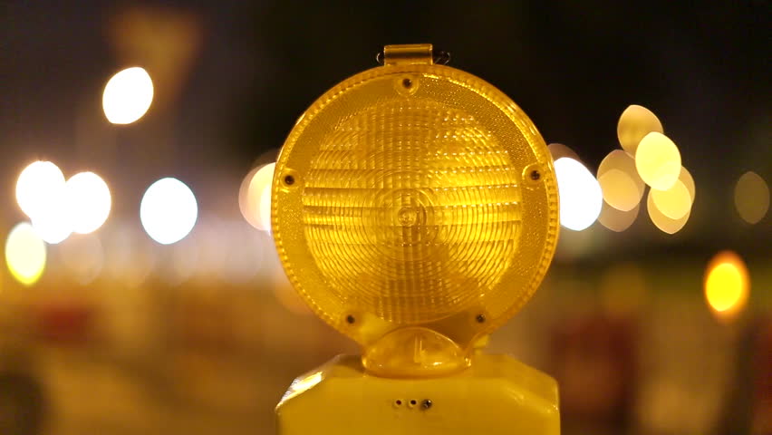 Caution Flashing Warning Light
