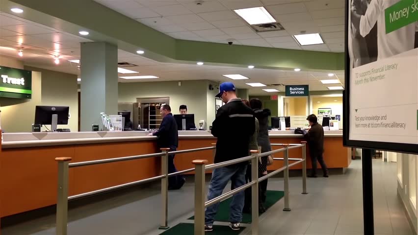 Bank Teller Counter