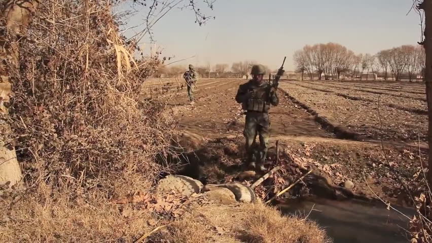 CIRCA 2010s - Marines Patrol And Fight In The Sangin Valley Of ...
