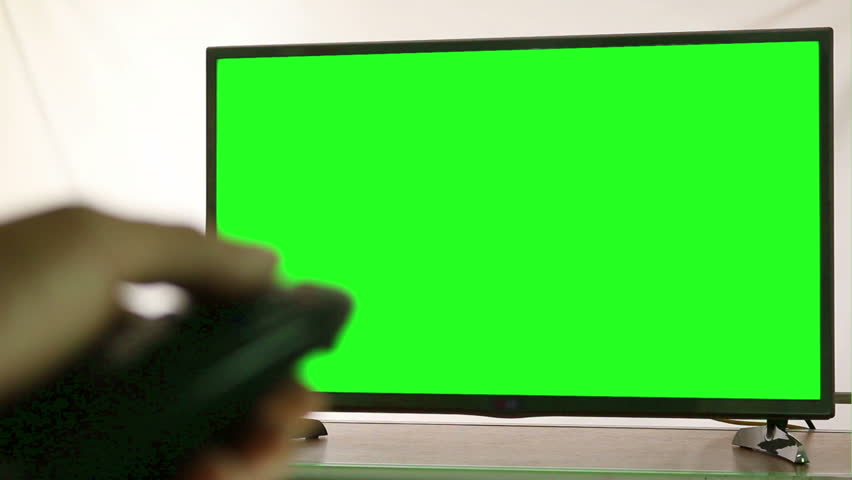 TV Remote On Green Screen Stock Footage Video 12469742 - Shutterstock