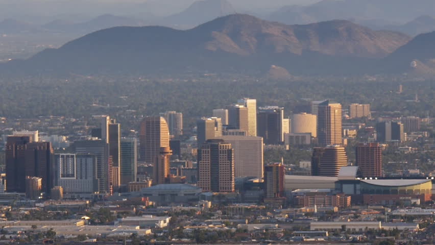 Downtown Phoenix Skyline From The West