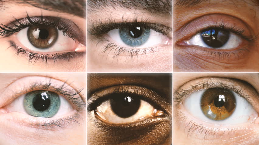 Background Collage Of Different Eyes Closeup Stock Footage Video ...