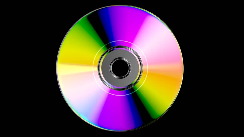 Rotating CD DVD Burning Animation With Laser Beam Stock Footage Video ...