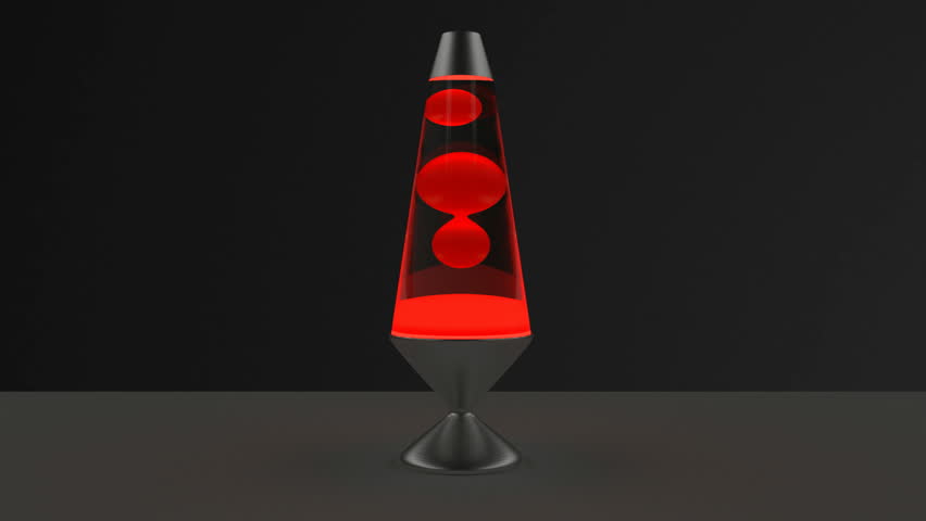 Animated Loop Ready File Of A Lava Lamp. The File Contains An Alpha ...