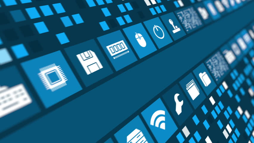 Animation Of A Visit In A Computer Stock Footage Video 4109641 ...